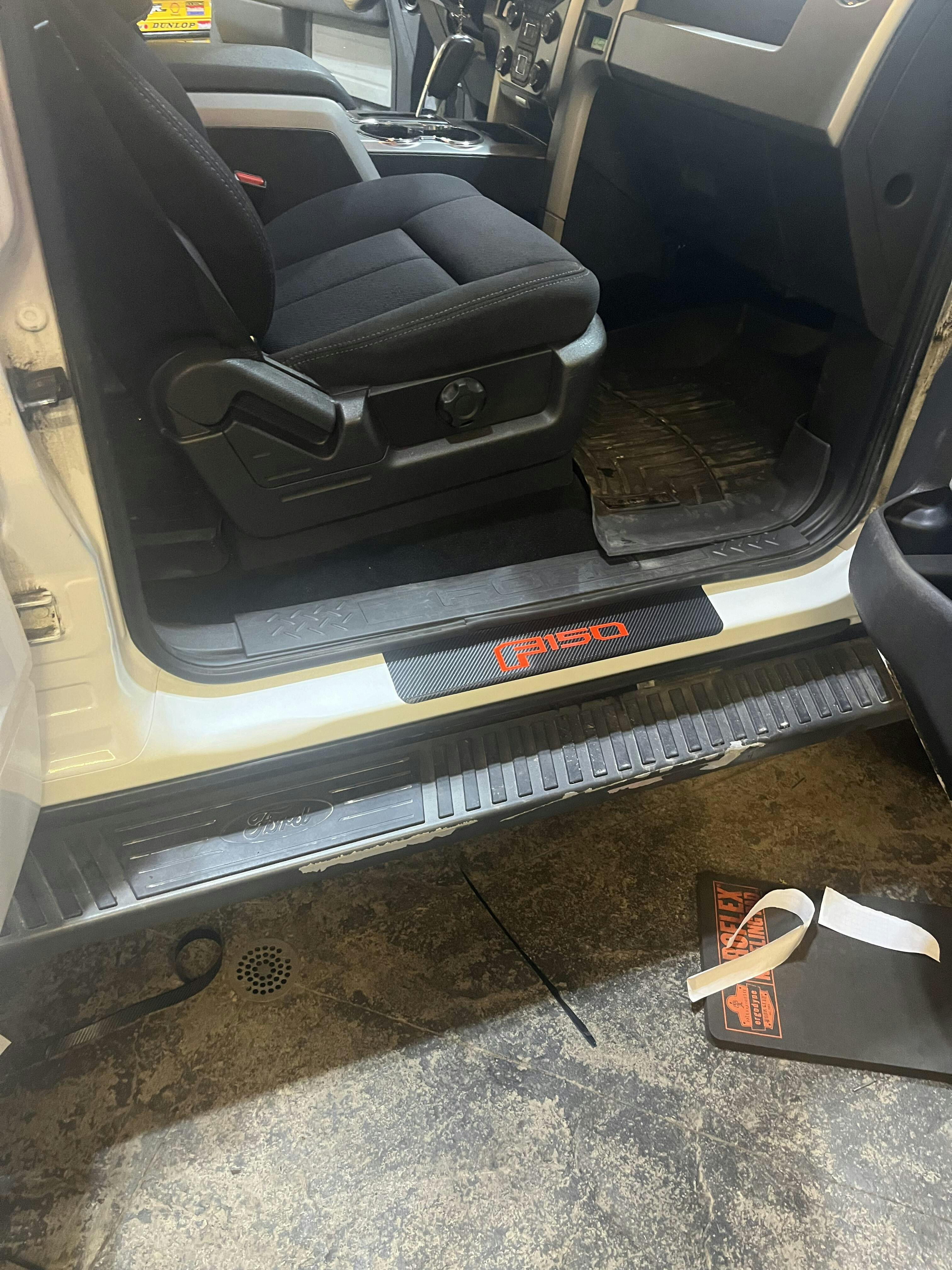 2009-2014 F-150 Crew Cab, Slip On Rocker Panel + Cab Corner Cover ...