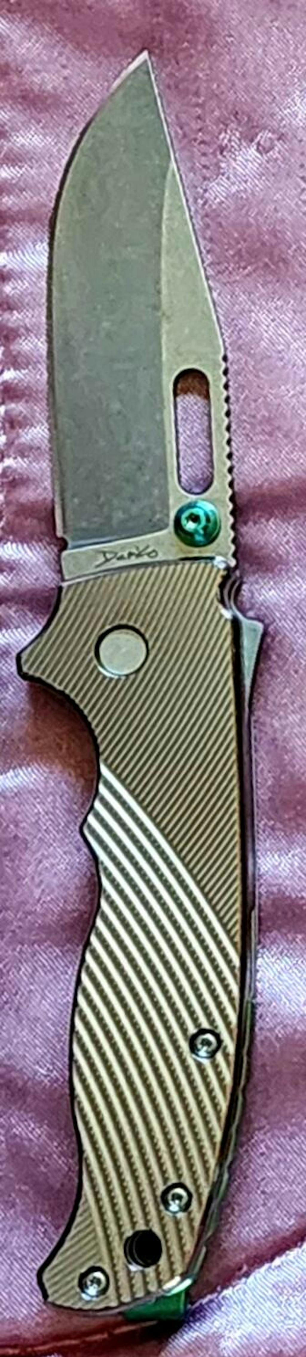 Thicker Textured Titanium Scales for Demko AD20.5 (SMALL PIVOT MODELS)