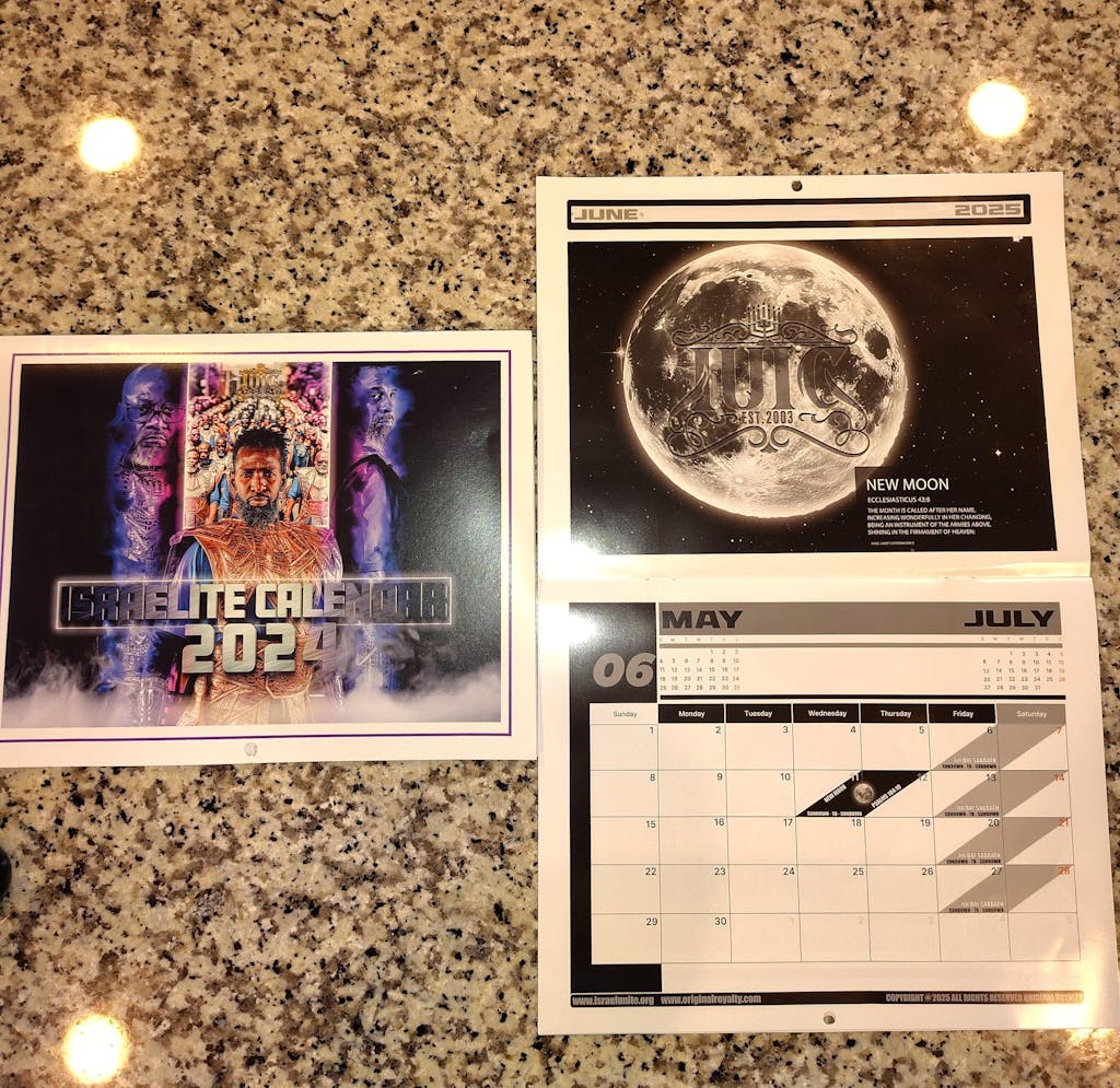 2025 ISRAELITE CALENDAR – Original Royalty