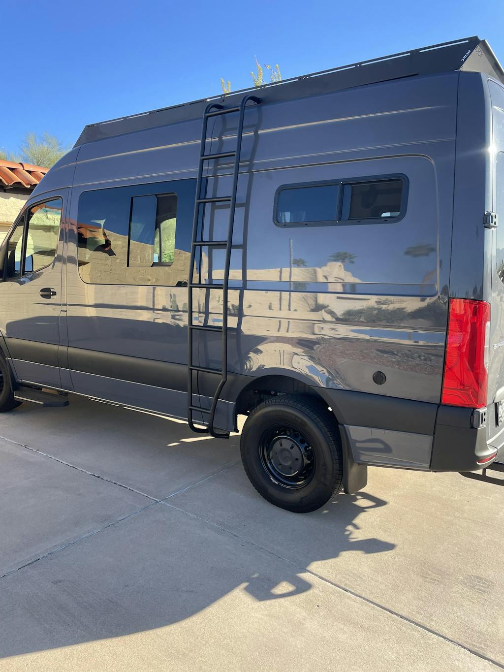 Sprinter Van Side Mounted ladder for Sale - Orion Van Gear