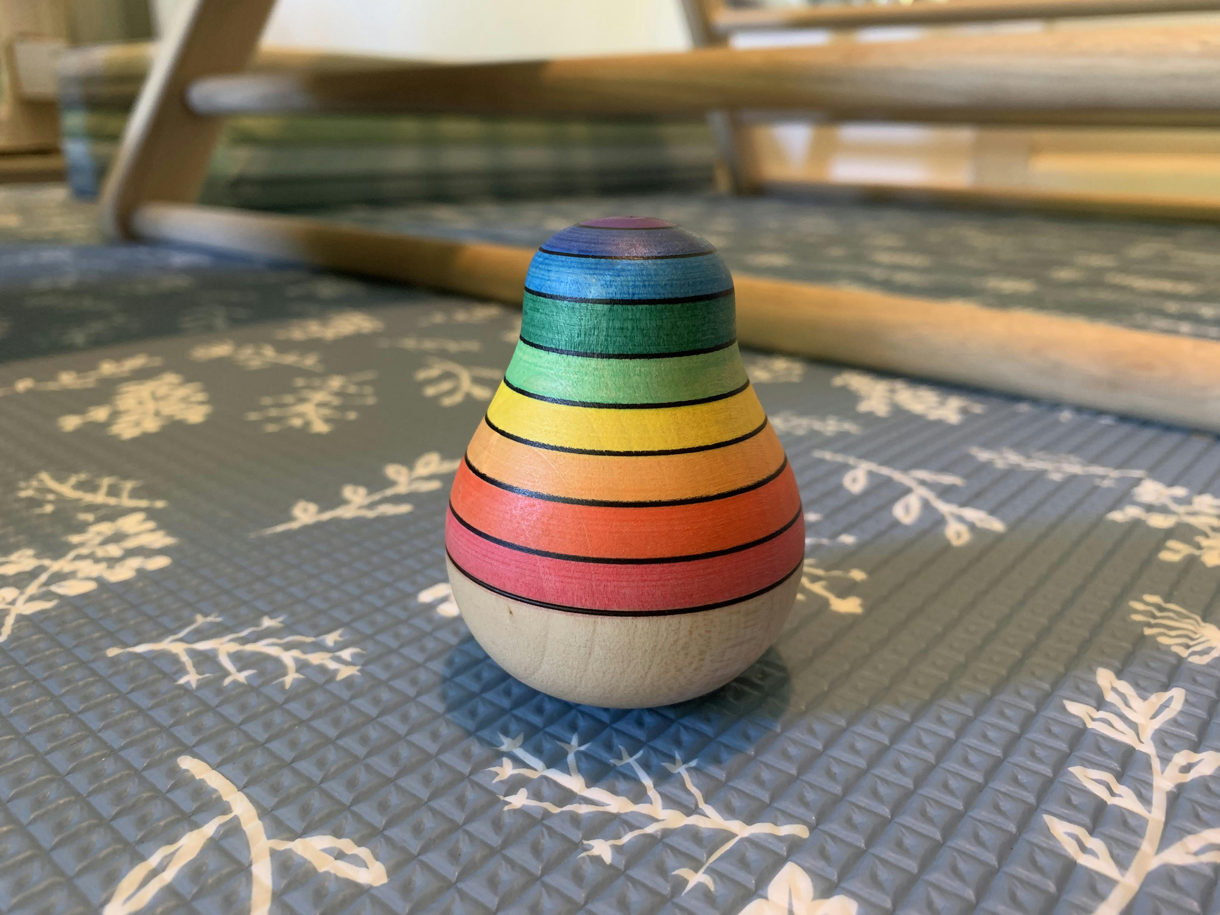 Mader Roly Poly Rainbow Pear from Oskar's Wooden Ark