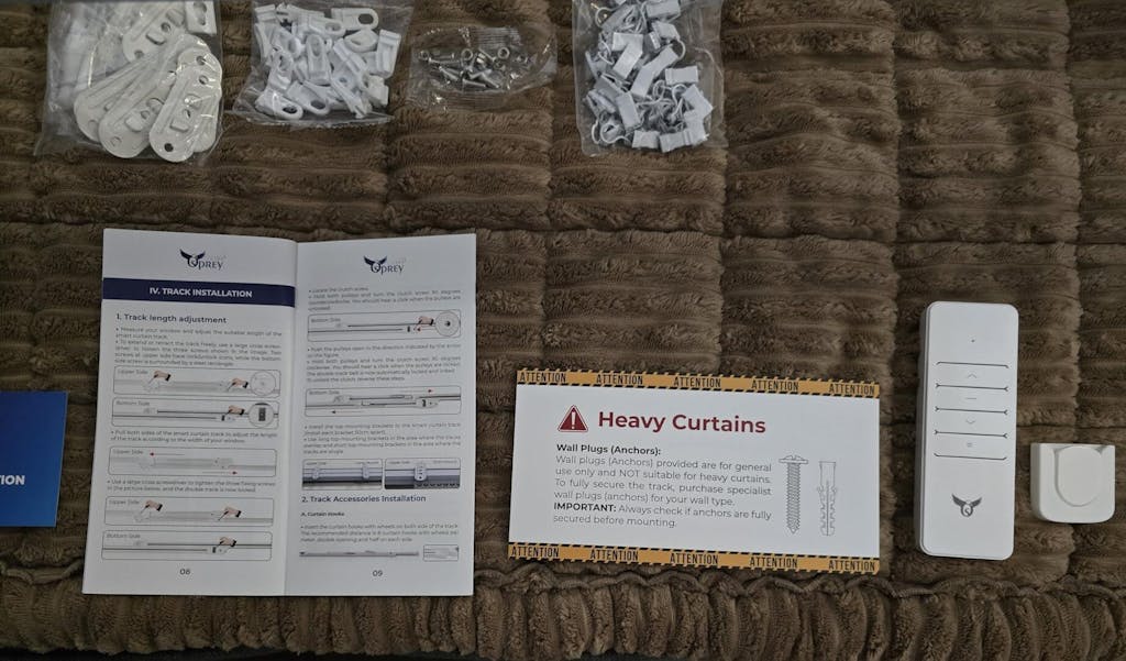 Osprey Smart Curtain Track | Osprey Motorized Curtains with Remote | A ...