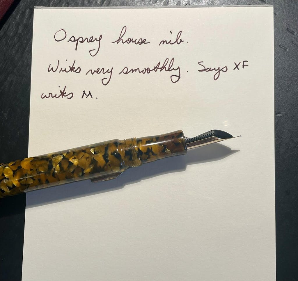 Osprey #6 Gold EEF, Extra-Fine, Fine, Med, Broad, Double Broad(BB) Nib ...