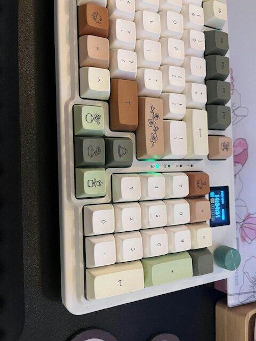 zen marshmallow keycaps – osume