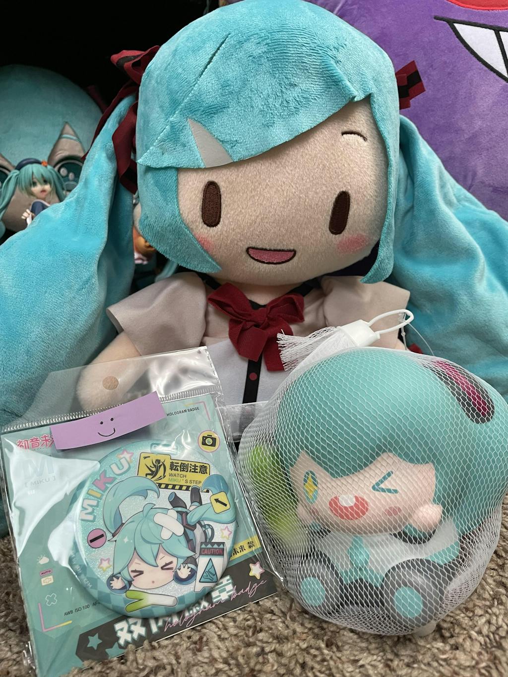 Hatsune Miku Project Diva Mega 39's - Fuwa Puchi Plush (L) - Shiny T.R ...