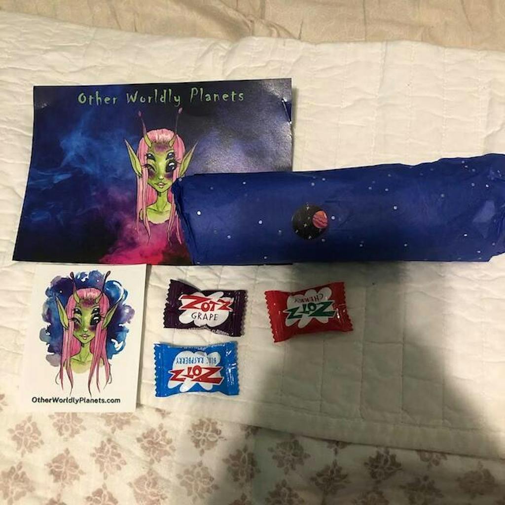 Translucent Black Alien Cum Lube Other Worldly Planets