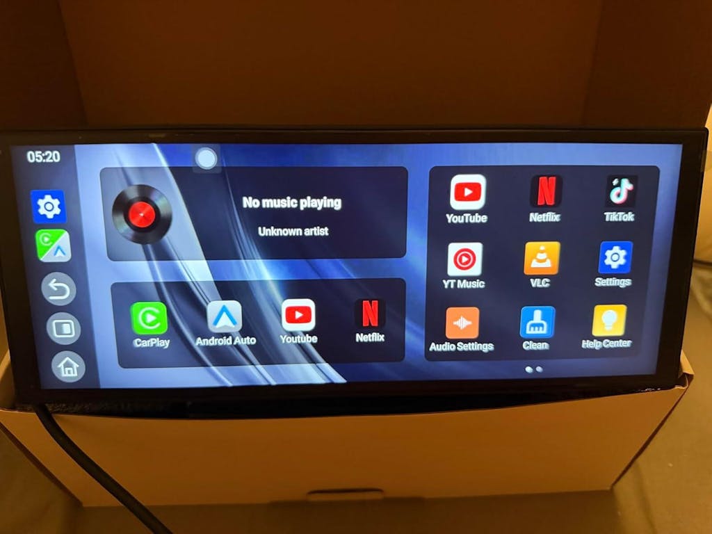 OTTOCAST® Screen Flow CarPlay e Android Auto Wireless Schermo