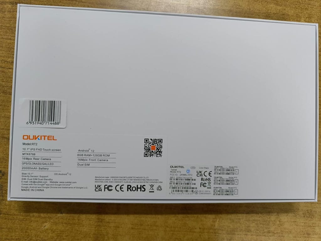 Oukitel RT6 4G RuggedTablet 10.1-inch 20000mAh Big Battery 16MP Camera ...