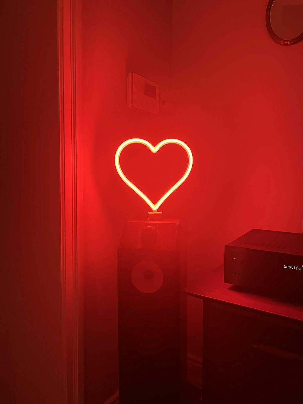 Neon Hero Heart - Orange – Our Glowing Hearts