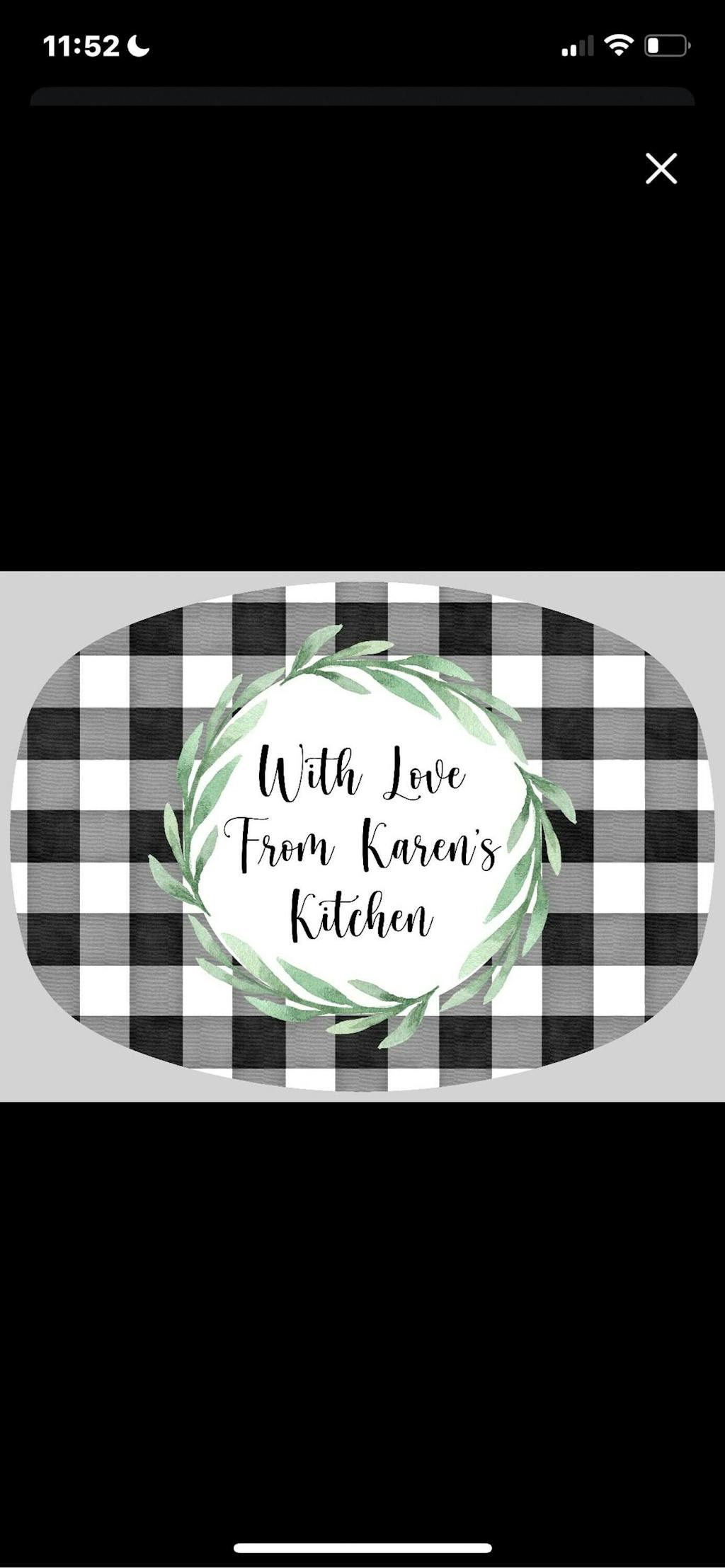 Fall Buffalo Plaid Personalized Platter – Our Platter