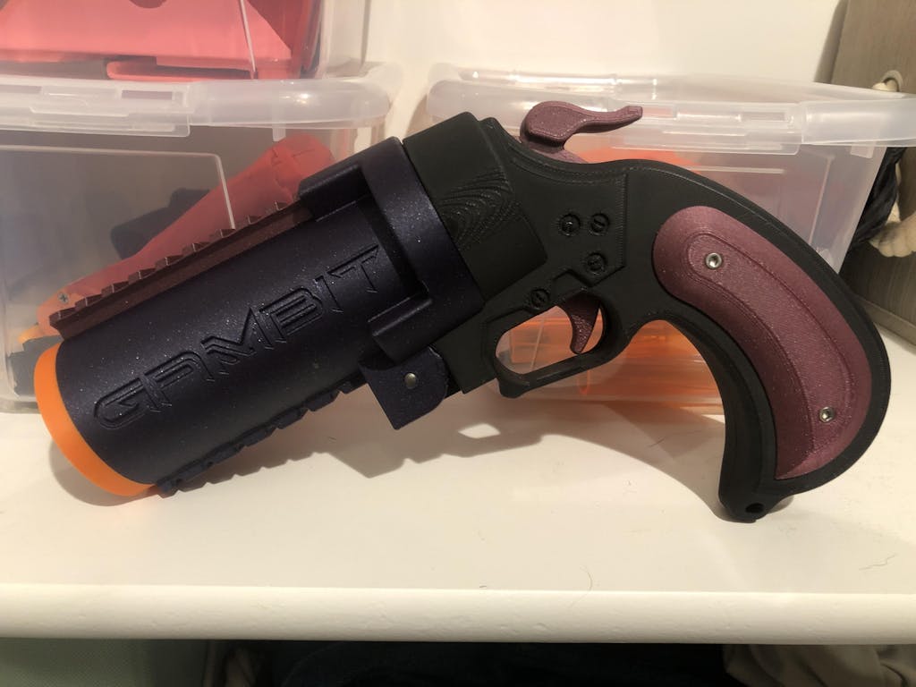 Flux Labs Gambit 40MAX Blaster 3D Parts + Hardware Kit – Out of Darts