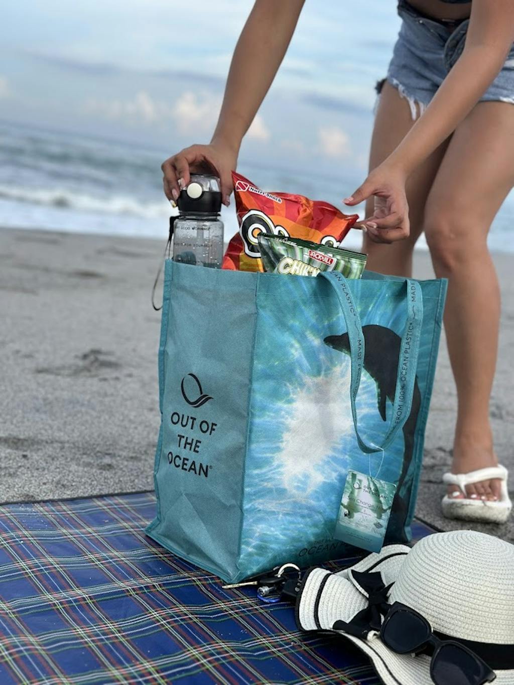 Out of the Ocean® Reusable Shopper Tote | Grocery Bag Ocean Plastic ...