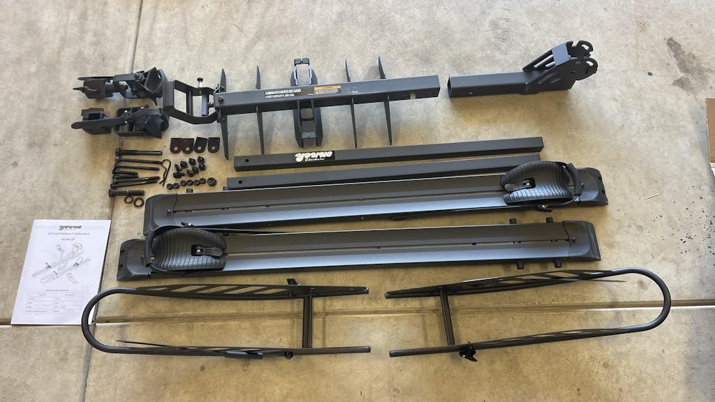 2 E-Bike Hitch Rack, Easy Fold & Tilt, Electric Bike Carrier for Cars ...