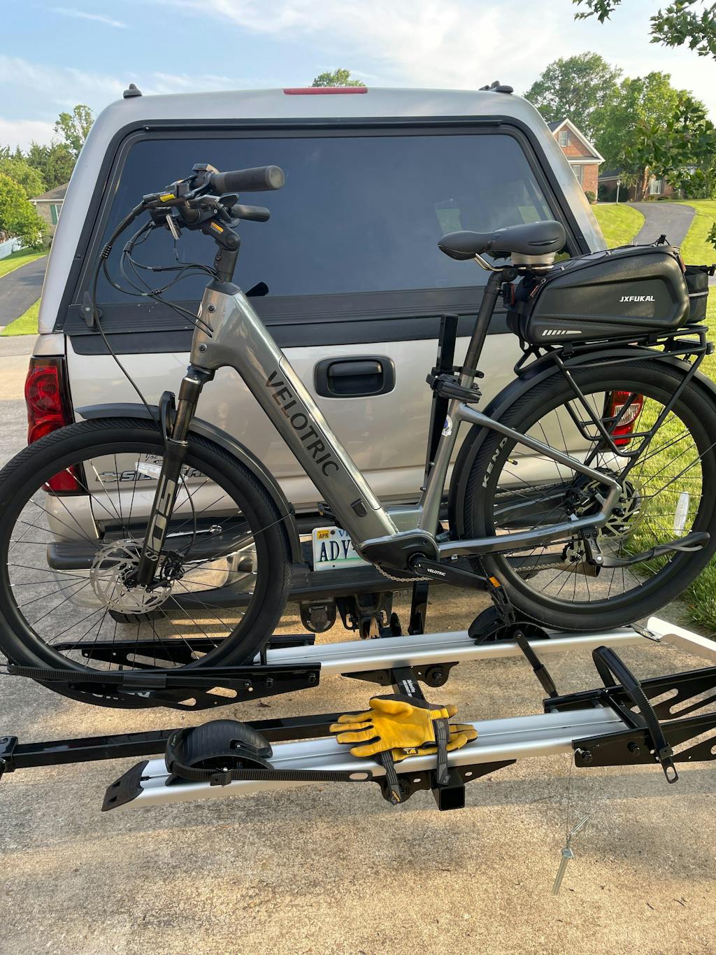 2-Bike Hitch E-bike Rack with Ramp, Fat Tire Electric Bike Carrier, 200 ...
