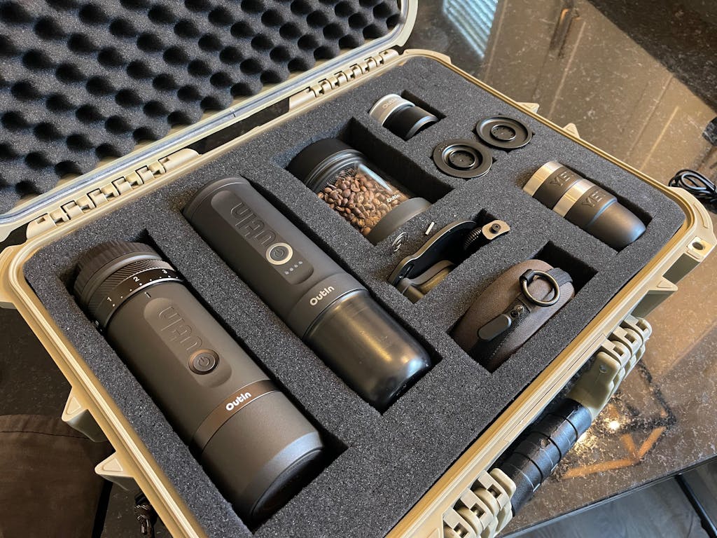 OutIn Fino Electric Coffee Grinder | Portable Espresso Grinder