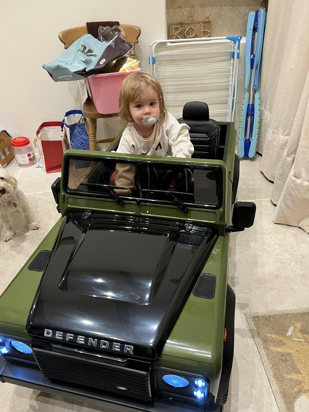 Kids Land Rover Defender 90 Version 24V 4WD Green Version 2 - Outside Play