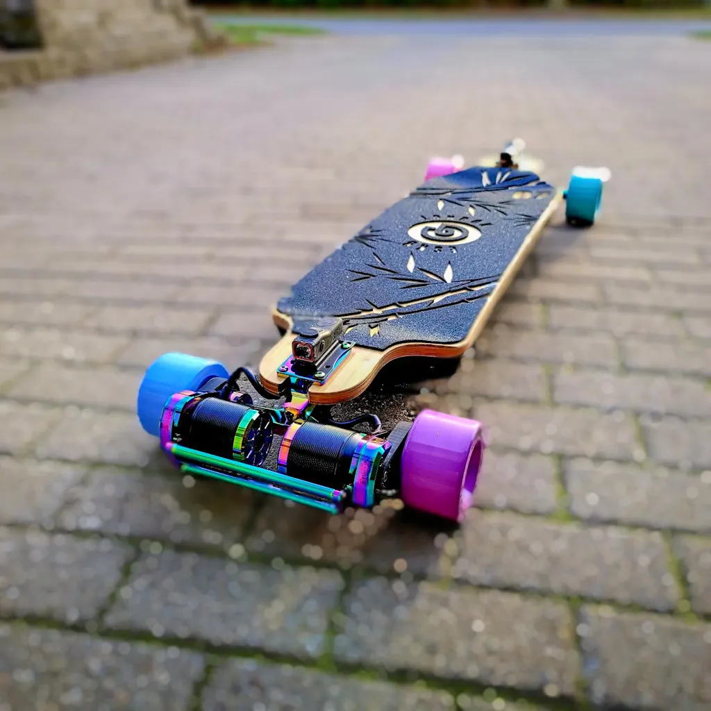 Ownboard Bamboo ZEUS Pro - All Terrain Electric Skateboard with Dual ...