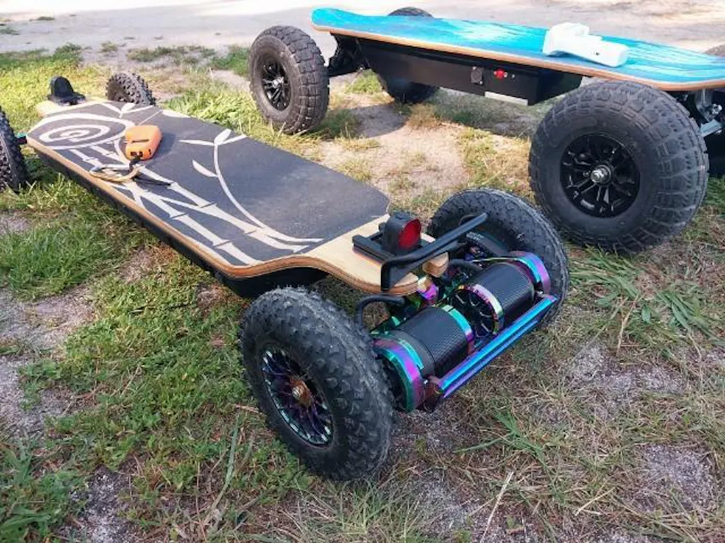 Ownboard Bamboo ZEUS Pro - All Terrain Electric Skateboard with Dual ...