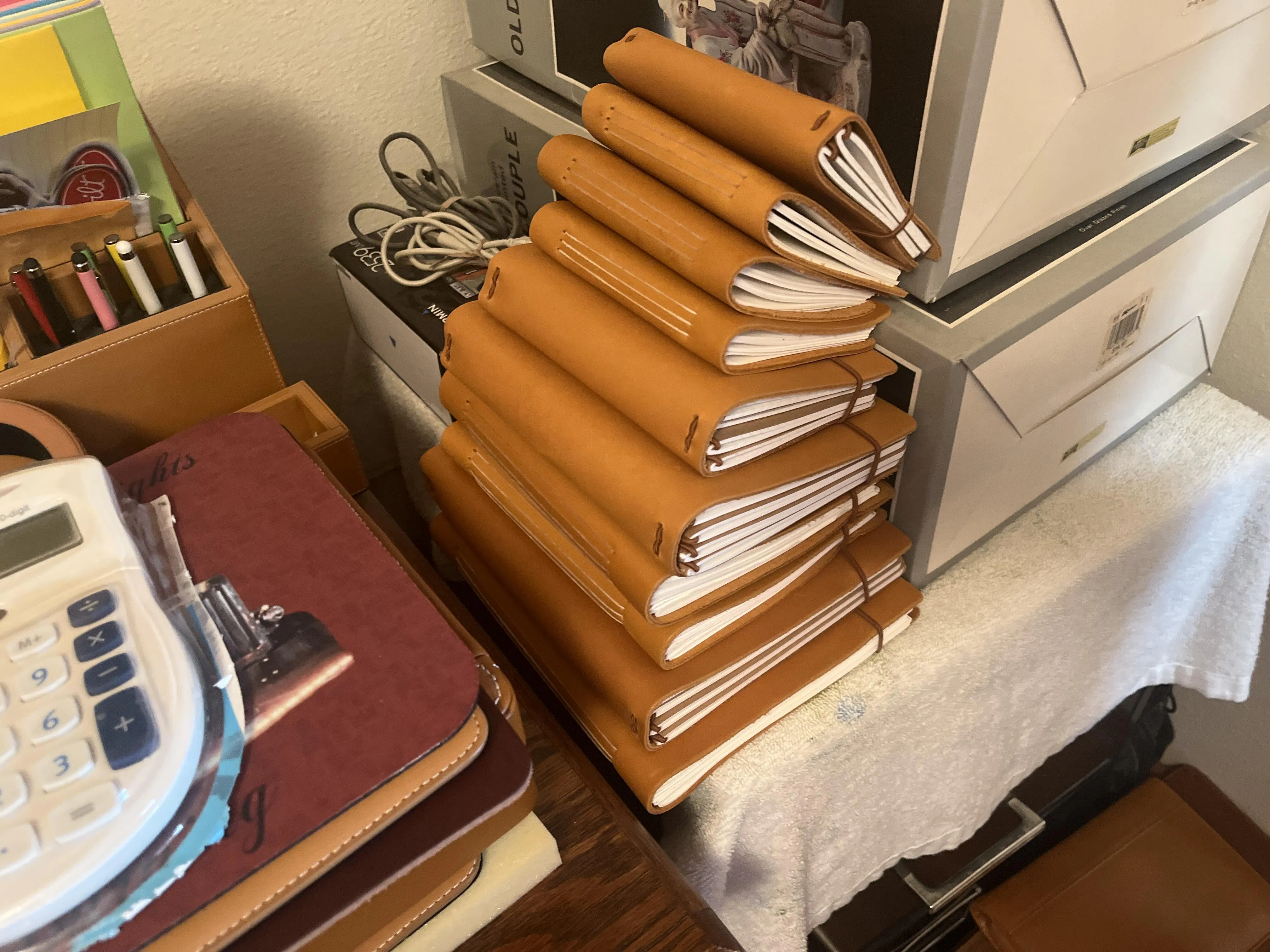 Classic Personalized Leather Pocket Journal
