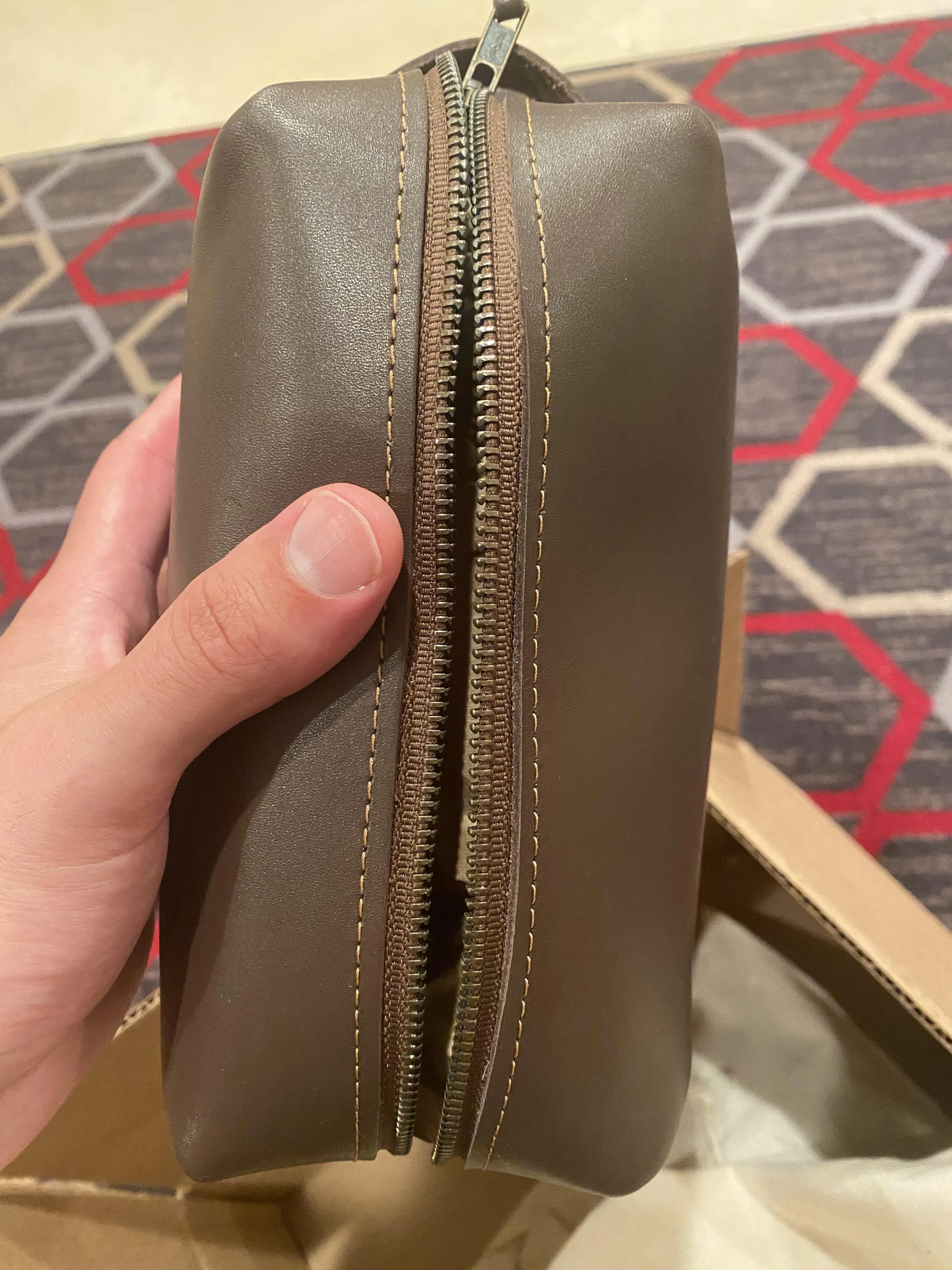 Personalized Leather Dopp Kit