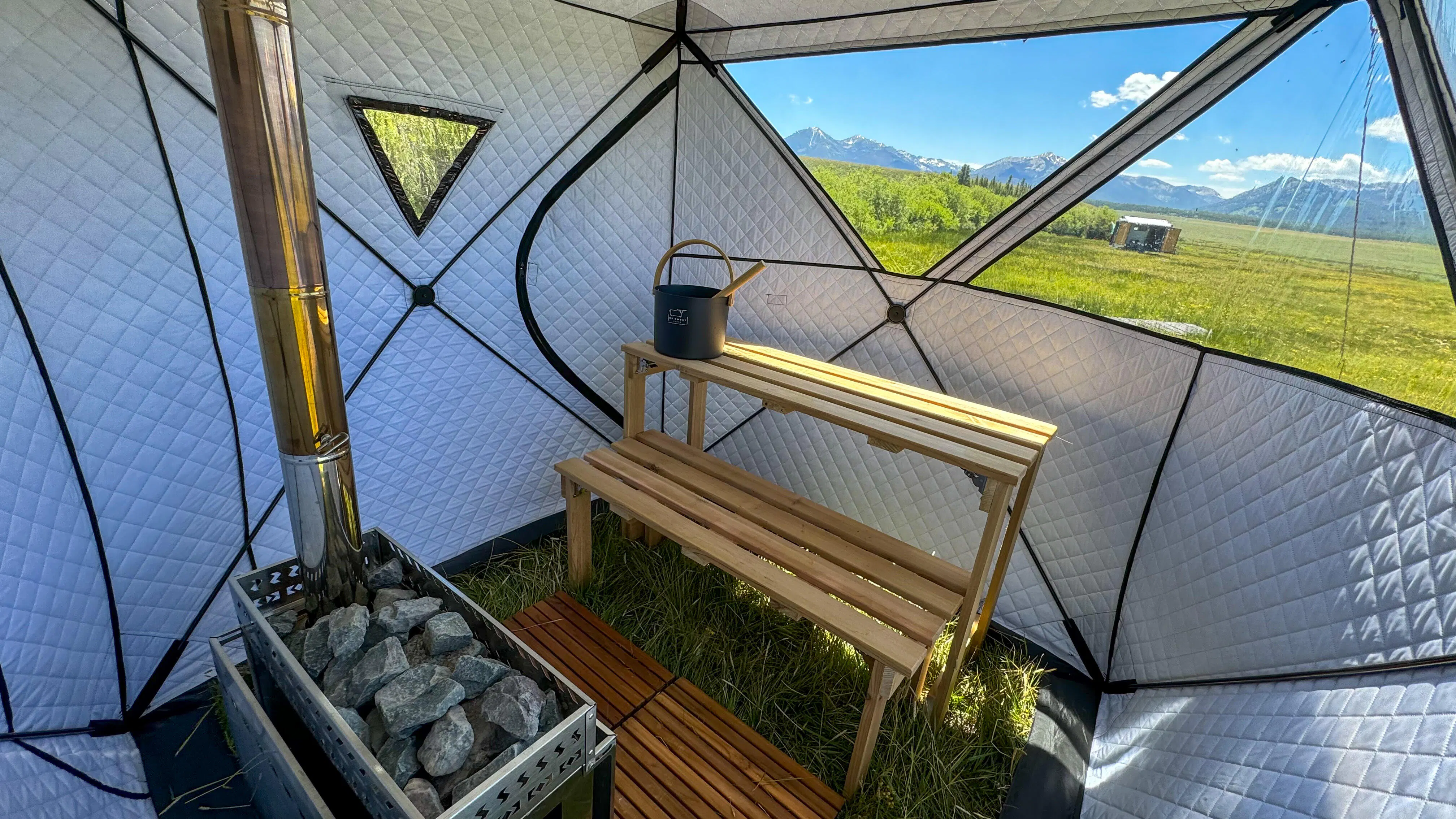 Skylight Sauna Tent – Ox Sweat Sauna