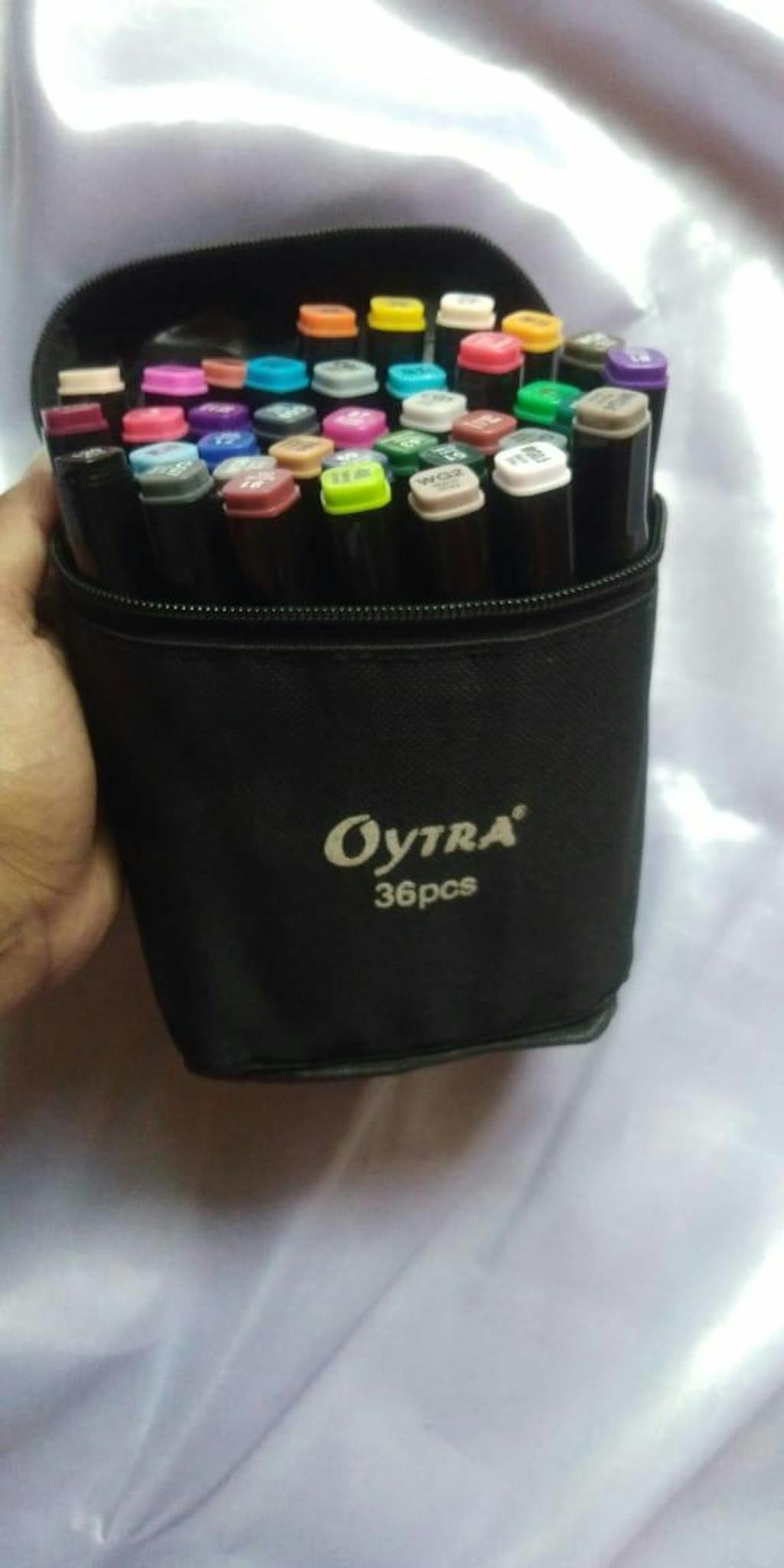 36 Colors Dual Tip Twin Alcohol Markers Bullet and Calligraphy Pens - Oytra