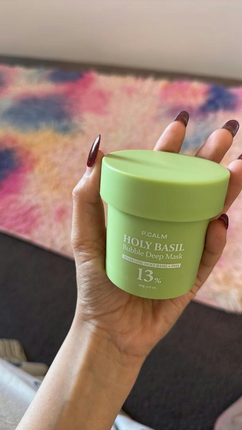 P.CALM Holy Basil Sparking Bubble Mask 90g