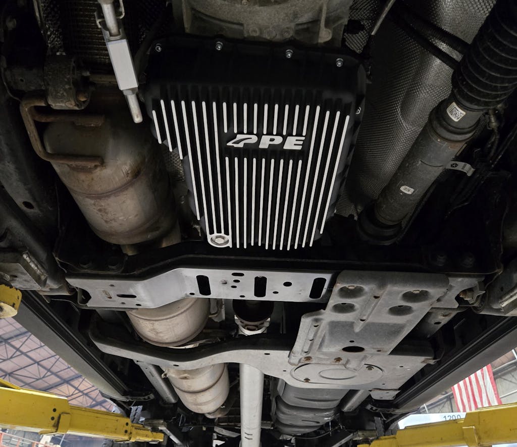 Heavy-Duty Cast Aluminum Transmission Pan, 2007-2025 RAM Cummins 68RFE ...