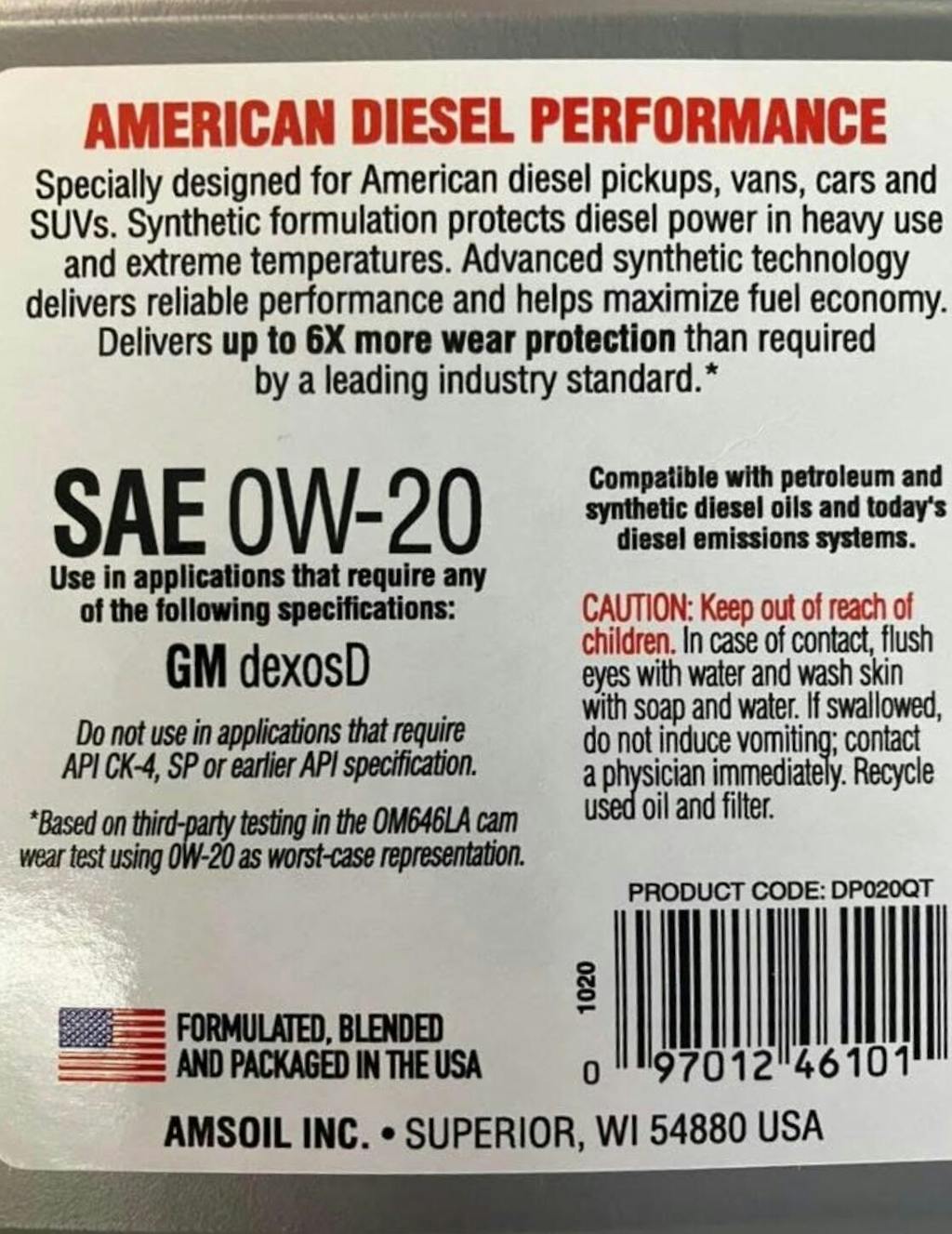 L3B Turbomax MicroPure® Engine Oil Filter, 20-25 GM 3.0L Duramax 2.7L ...