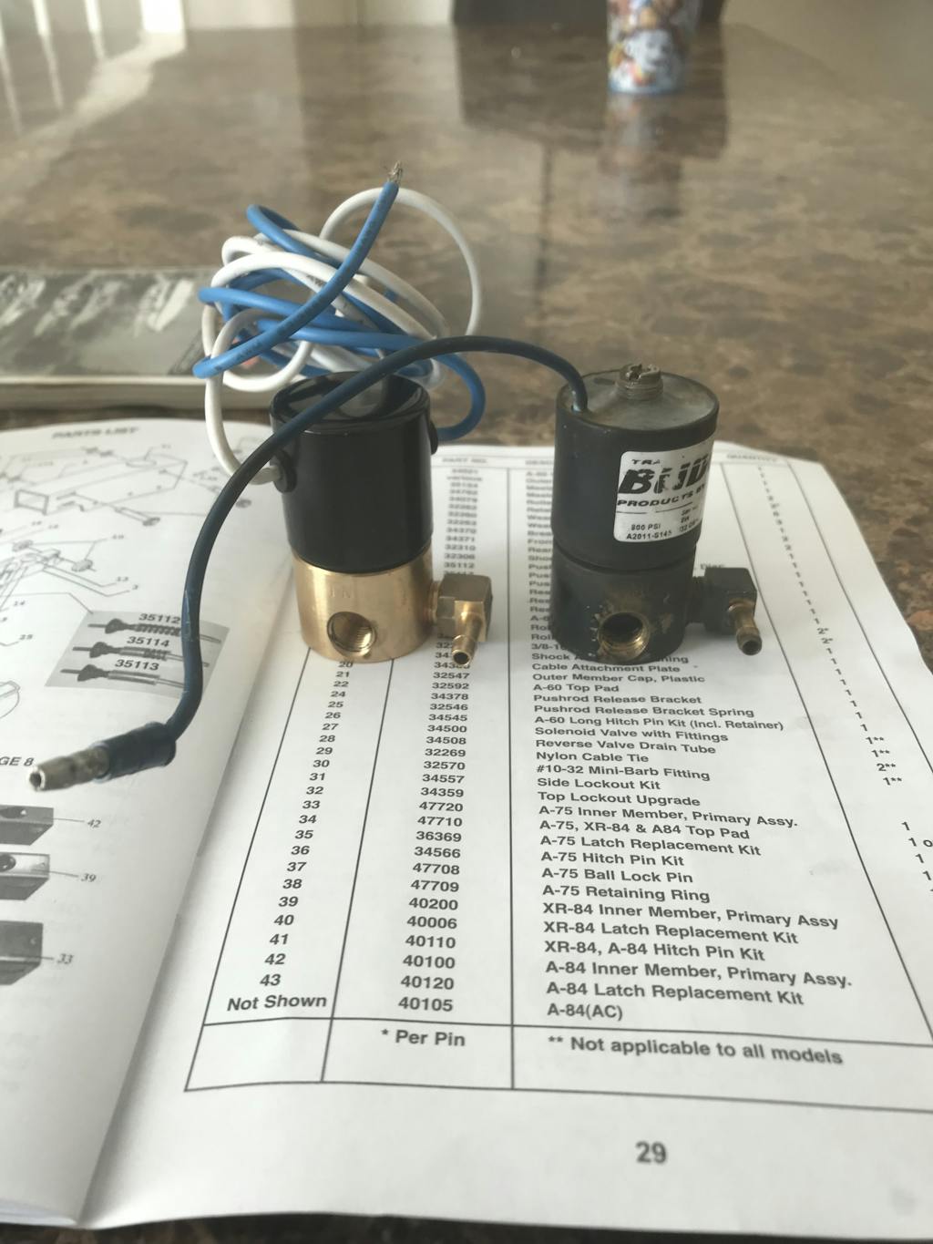 Trailer Buddy UFP Electric Reverse Solenoid Valve with Fittings #34500 ...