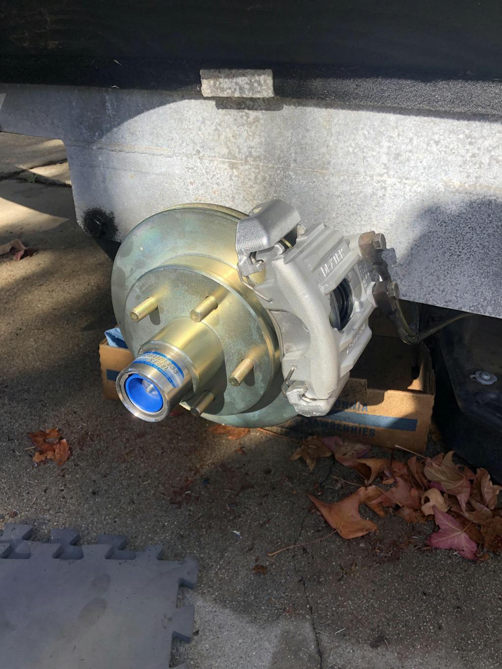 UFP DB-35 Disc Brake Kit - 9.75" Zinc Plated Rotors w/ Aluminum ...