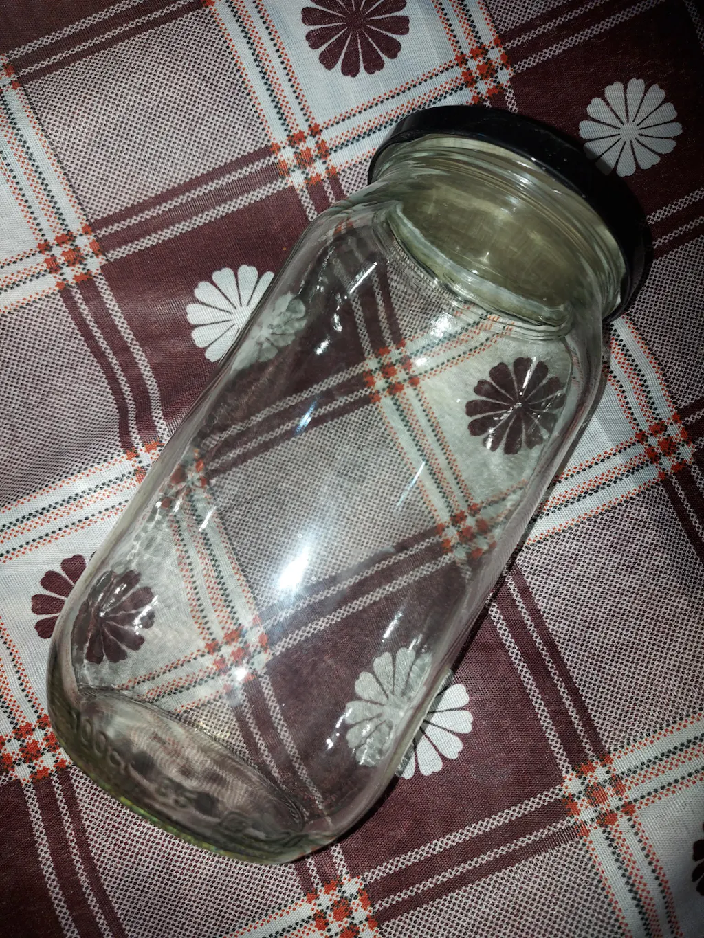 Glass Jar - 1 litre mason glass jar for packaging and storage - pantry ...