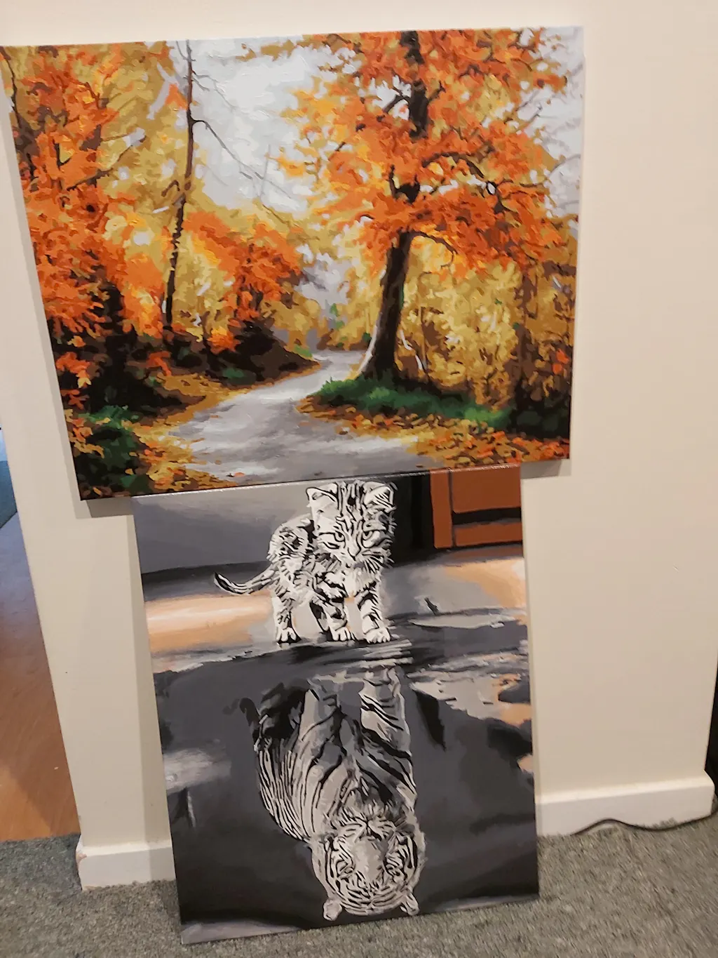 Autumn Forest Paint-by-Numbers Kit | Scenic Display | Paint Vibe