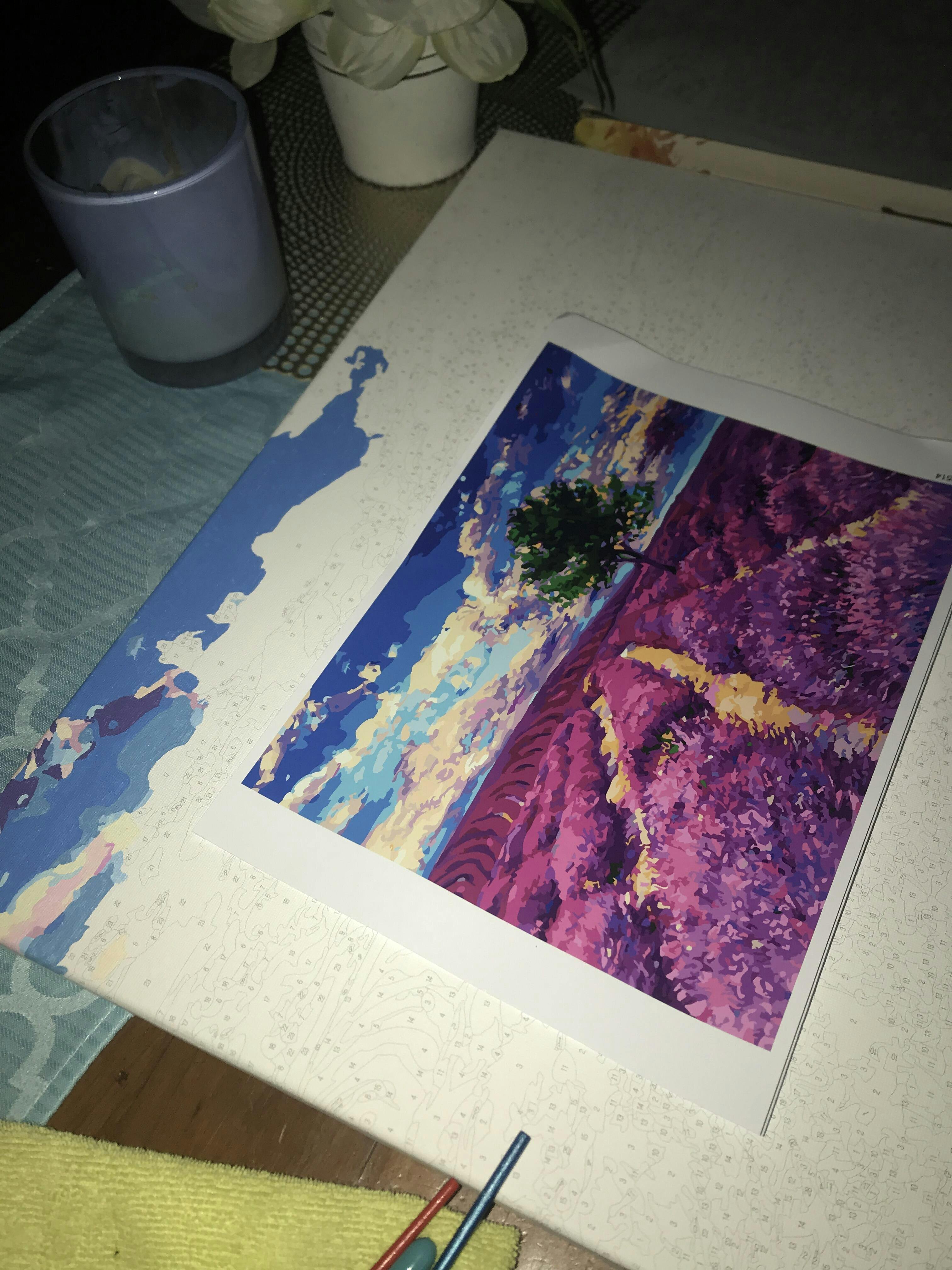 Lavender fields of Provence - Paint Vibe