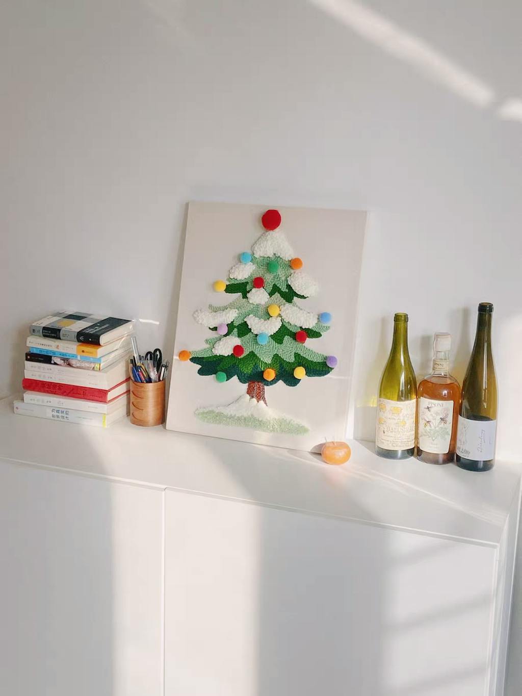 Festive Christmas Tree Punch Needle Kit | Paint With Yarn