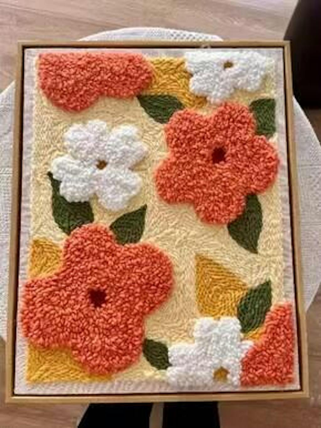 Bright Blossoms Punch Needle Kit | Paint With Yarn