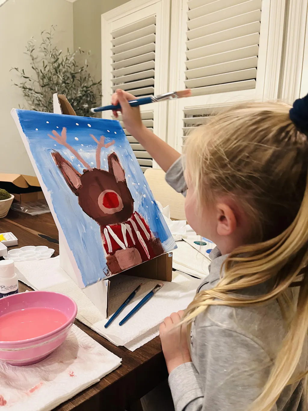 Rudolph Kids Painting Kit – Painting to Gogh