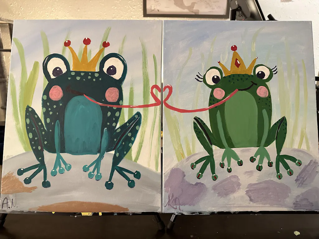 Hoppily Ever After Painting Kit Painting To Gogh