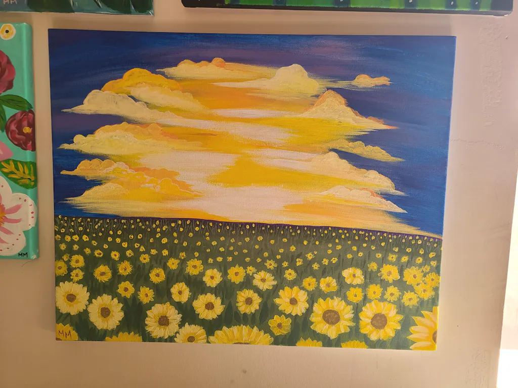 Sunflower Golden Hour Painting Kit – Painting to Gogh