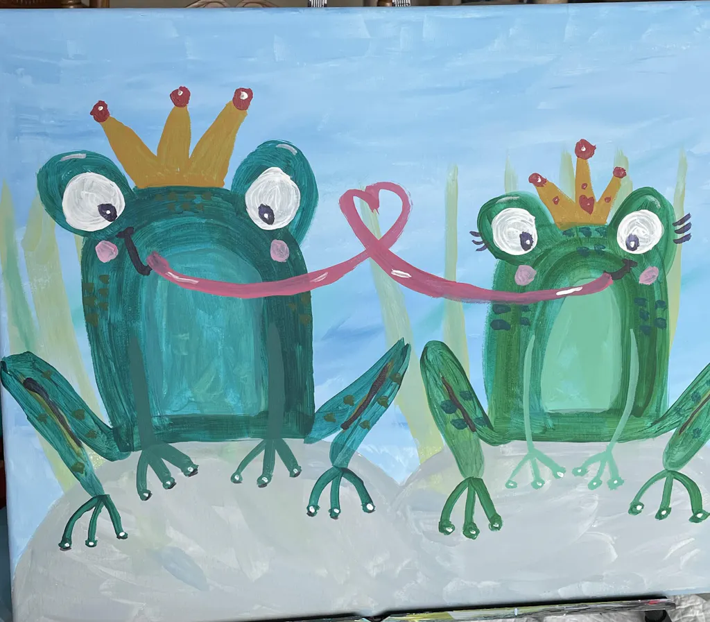 Hoppily Ever After Painting Kit Painting To Gogh