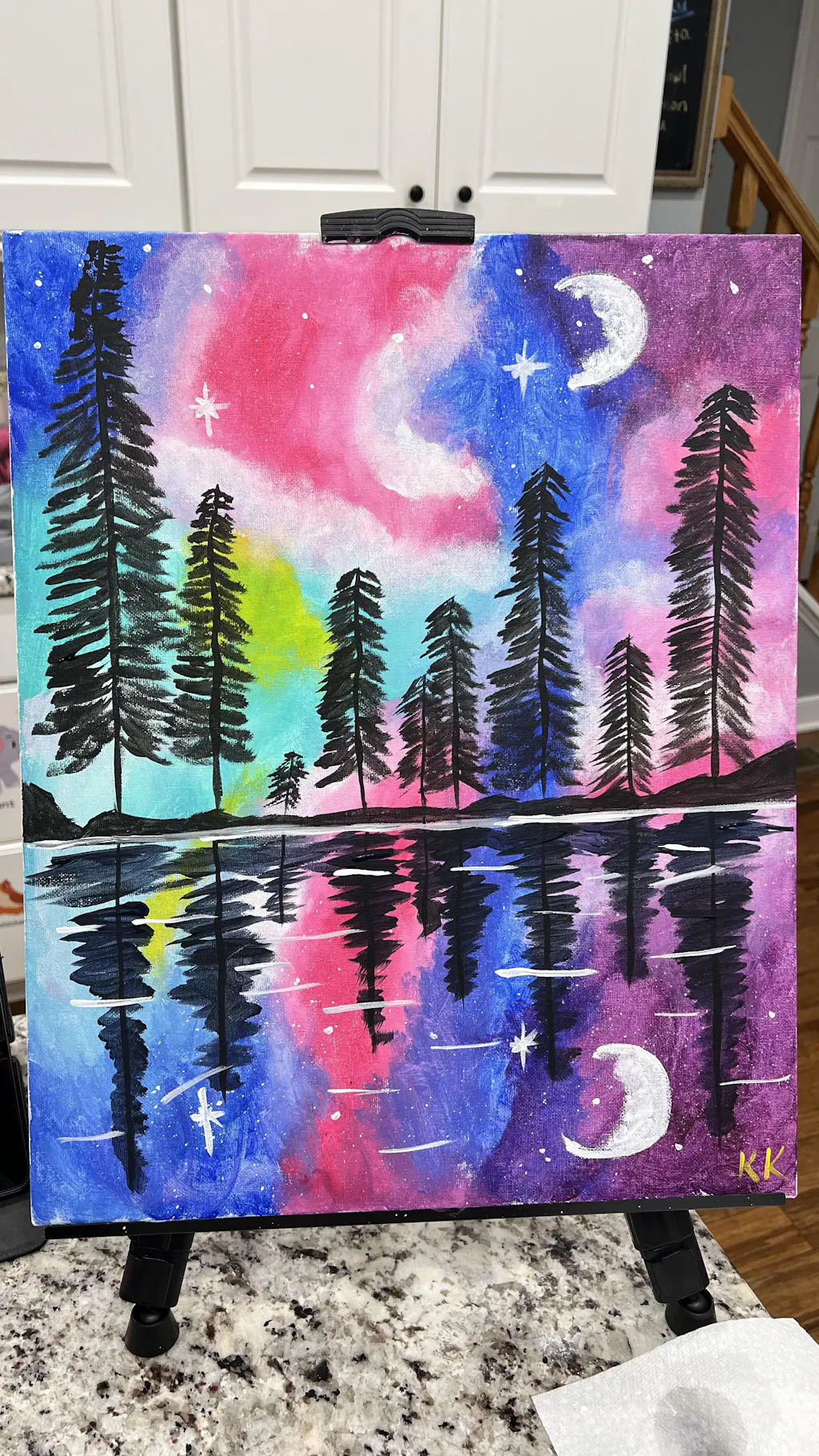 Pine Tree Galaxy Painting Kit – Painting to Gogh
