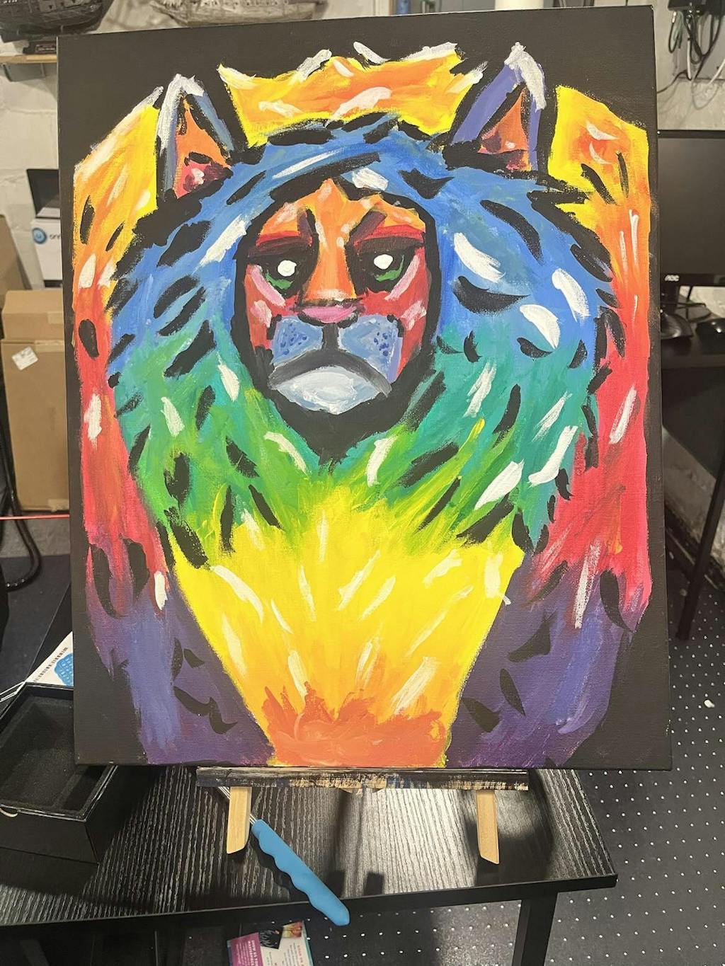 Rainbow Roar Painting Kit – Painting to Gogh