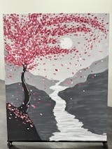 Moonlight Sakura Painting Kit – Painting to Gogh
