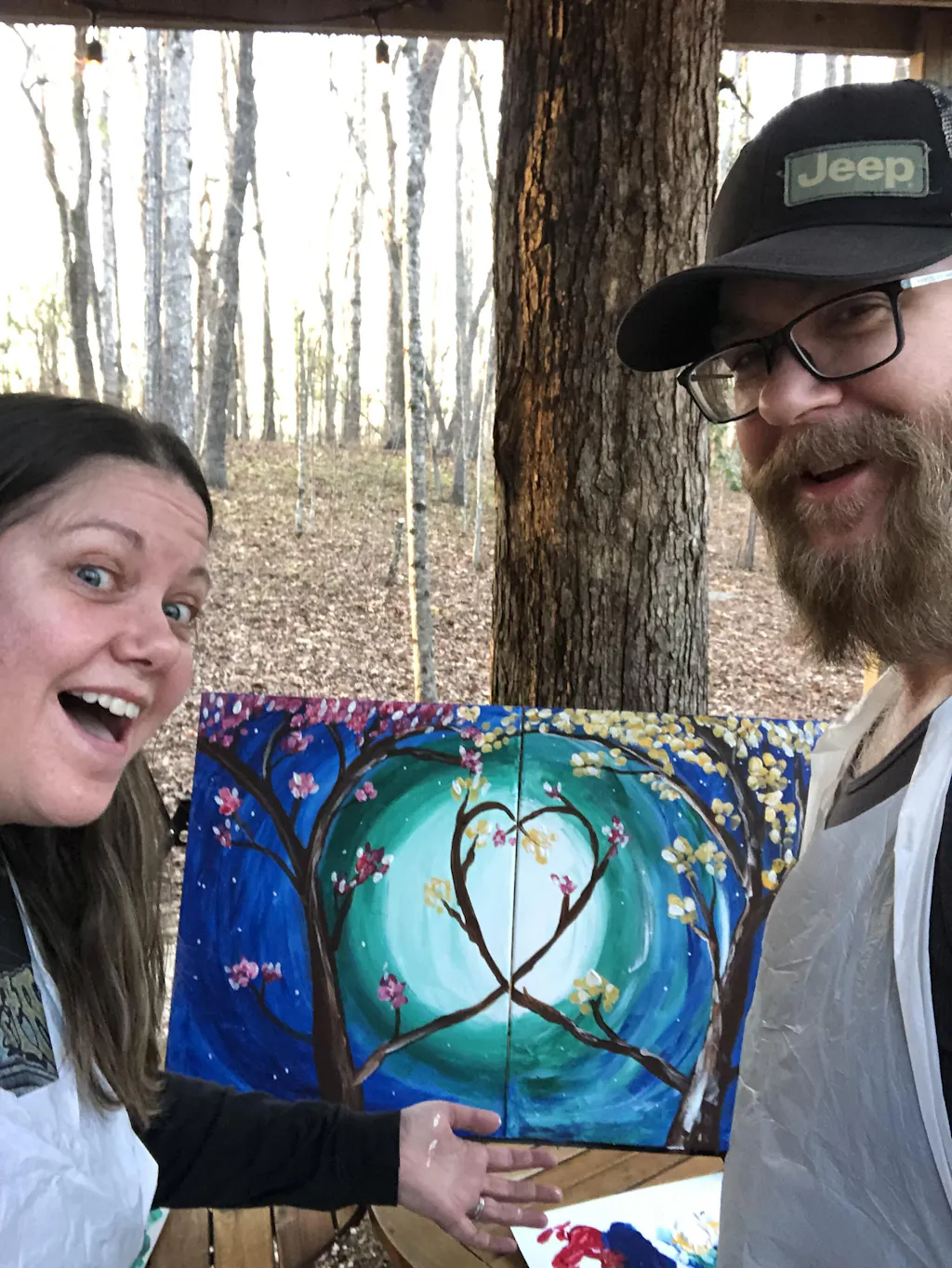 Sweetheart Trees Painting Kit – Painting to Gogh