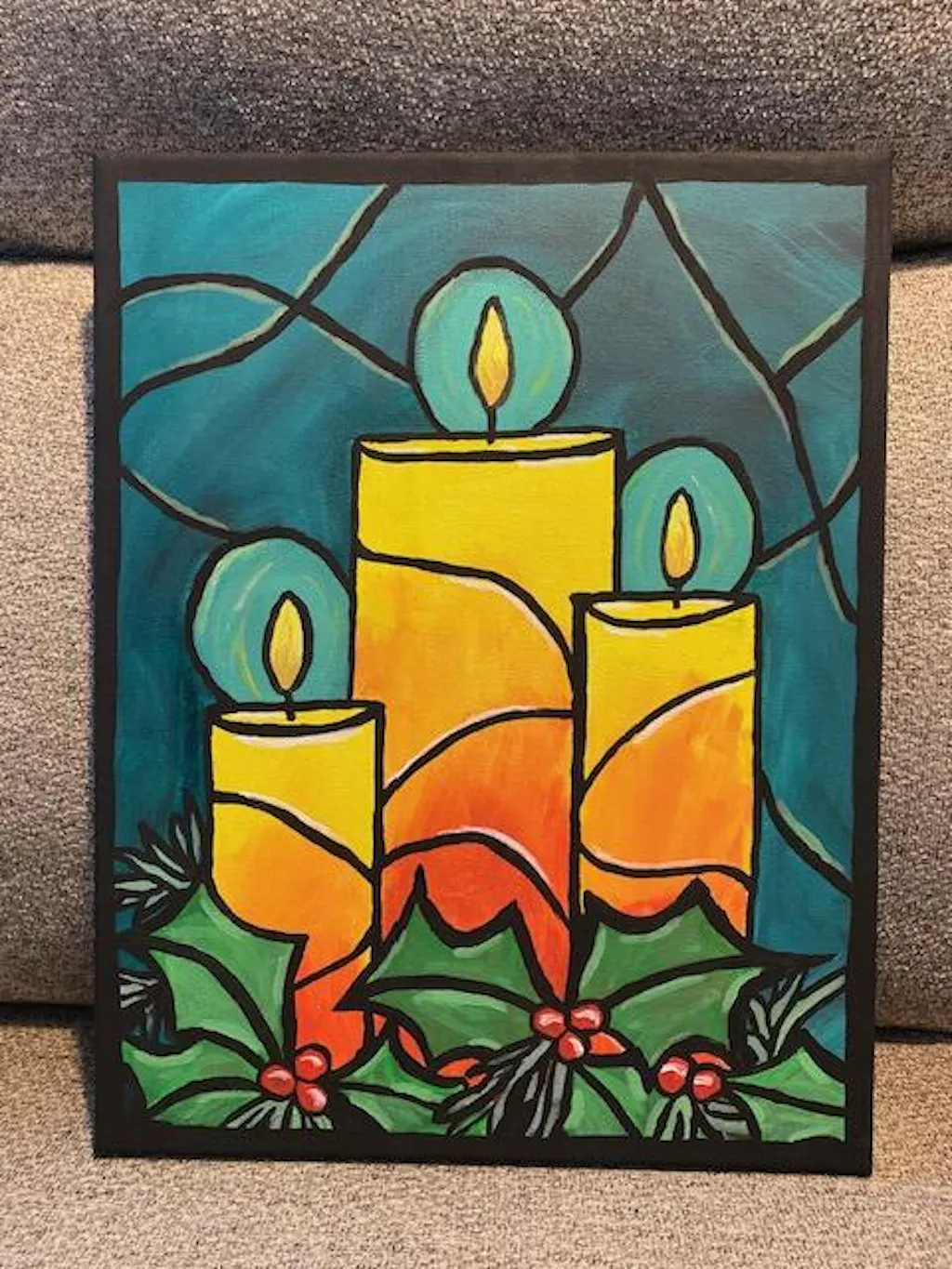 Christmas Eve Candlelight Painting Kit – Painting to Gogh
