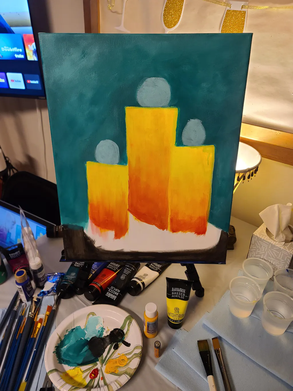 Christmas Eve Candlelight Painting Kit – Painting to Gogh
