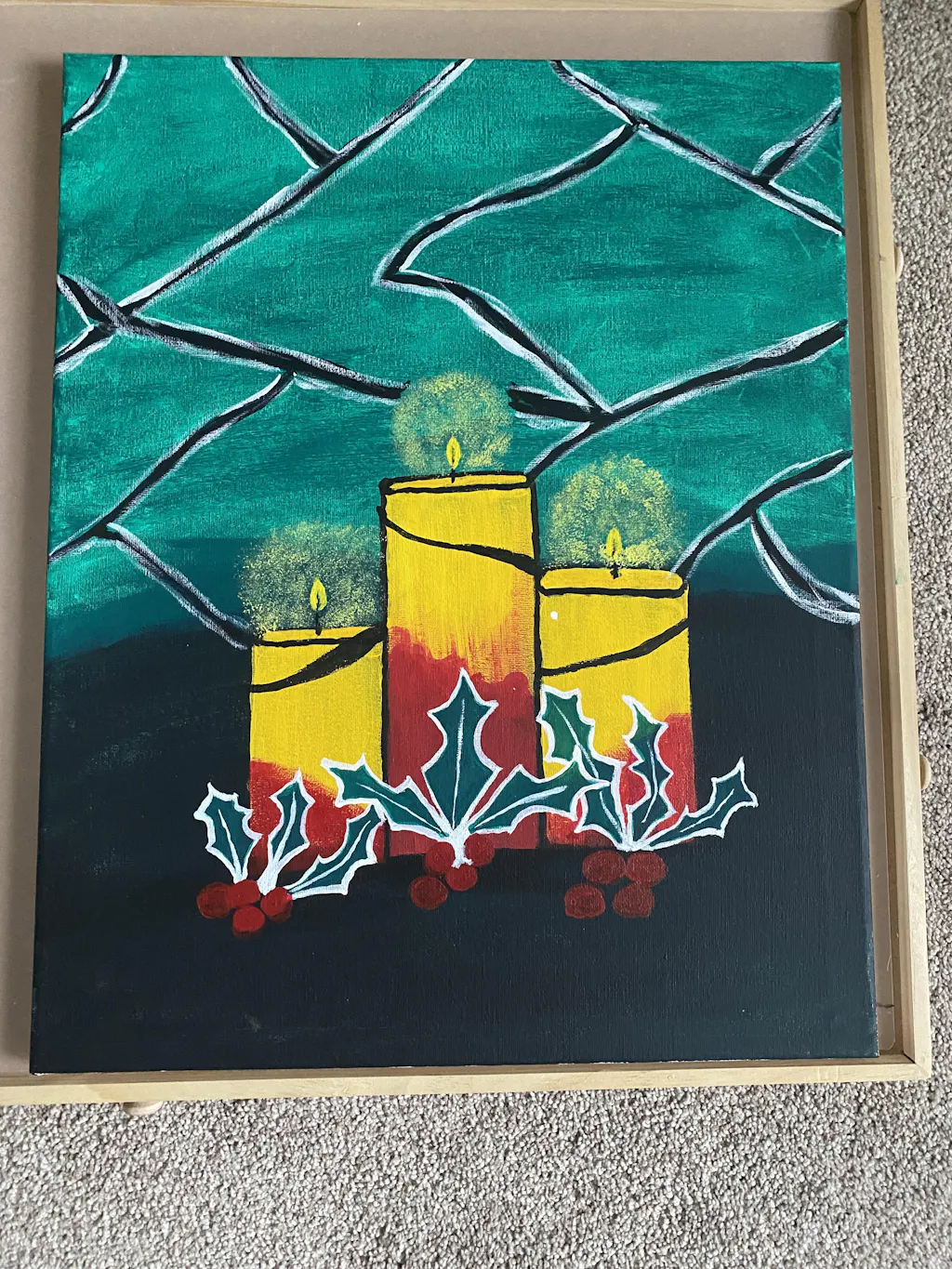 Christmas Eve Candlelight Painting Kit – Painting to Gogh