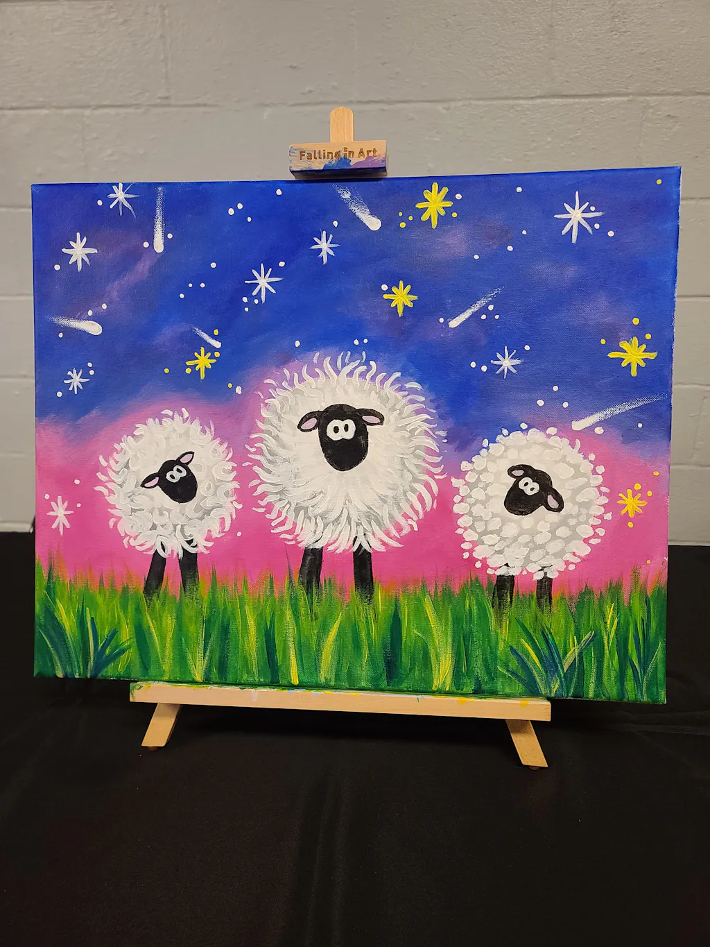 Ewe Can Count on Us Kids Art Kit & Painting Tutorial – Painting to Gogh
