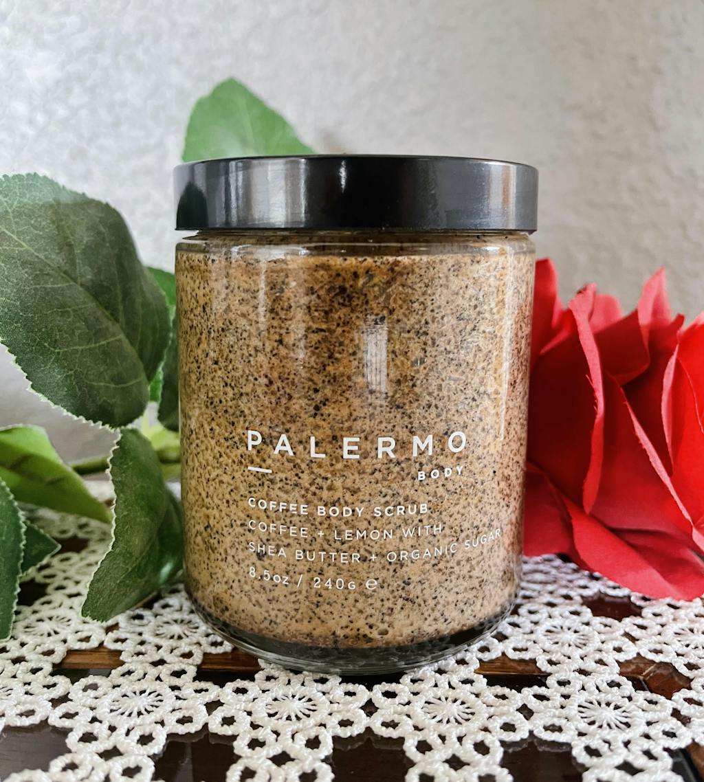 Coffee Body Scrub w/ Shea Butter + Lemon | Palermo Body