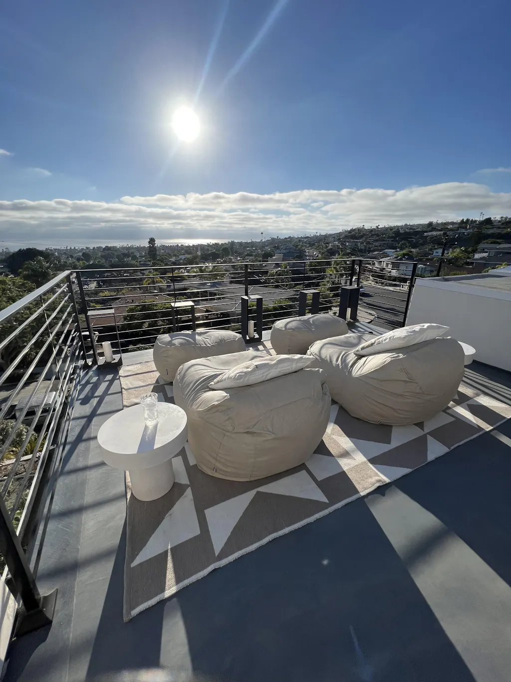 Dune Lounge Chair + Ottoman Outdoor - Graphite – Palermo House